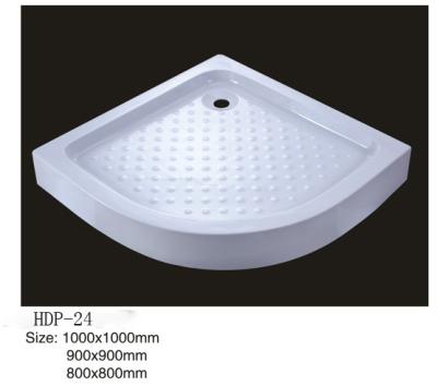 China Acrylic shower tray, shower basin,acrylic shower base HDP-24 900X900,800X800,1000X1000 for sale