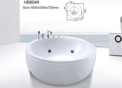 China Sanitary ware, Bathtubs, Jacuzzi, Massage bathtub,WHIRLPOOL HB8049 1500X1500X730 for sale