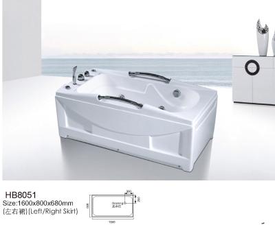 China Sanitary ware, Bathtubs, Jacuzzi, Massage bathtub,WHIRLPOOL HB8051 1600X800X680 for sale