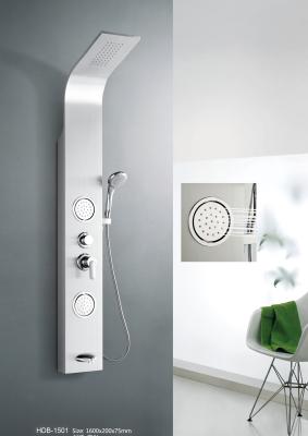 China Aluminium shower column/shower panel HDB-1501 1600X200X75 for sale