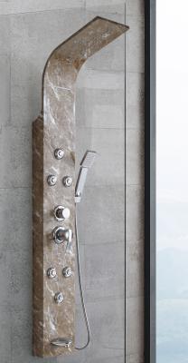 China Aluminium shower column/shower panel HDB-1528 1600X200X75 for sale