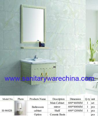 China Modern Alunimun bathroom cabinet / aluminum alloy bathroom cabinet/Mirror Cabinet /H-9602B for sale