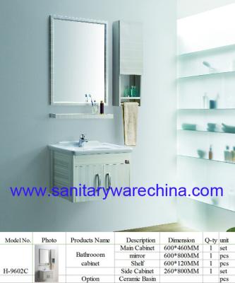 China Modern Alunimun bathroom cabinet / aluminum alloy bathroom cabinet/Mirror Cabinet /H-9602C for sale