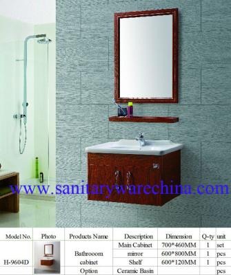 China Modern Alunimun bathroom cabinet / aluminum alloy bathroom cabinet/Mirror Cabinet /H-9604D for sale