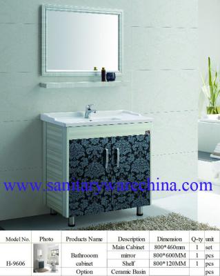 China Modern Alunimun bathroom cabinet / aluminum alloy bathroom cabinet/Mirror Cabinet /H-9606 for sale