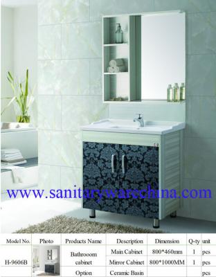 China Modern Alunimun bathroom cabinet / aluminum alloy bathroom cabinet/Mirror Cabinet /H-9606B for sale