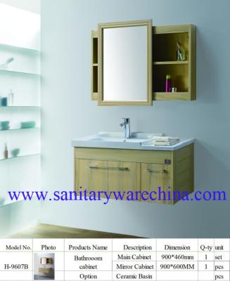 China Modern Alunimun bathroom cabinet / aluminum alloy bathroom cabinet/Mirror Cabinet /H-9607B for sale