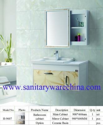 China Modern Alunimun bathroom cabinet / aluminum alloy bathroom cabinet/Mirror Cabinet /H-9607 for sale