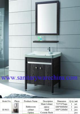 China Modern Alunimun bathroom cabinet / aluminum alloy bathroom cabinet/Mirror Cabinet /H-9611 for sale