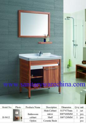 China Modern Alunimun Bathroom Vanity/ aluminum alloy bathroom cabinet/Mirror Cabinet /H-9612 for sale