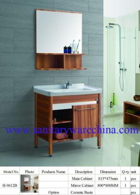 China Modern Alunimun Bathroom Vanity/ aluminum alloy bathroom cabinet/Mirror Cabinet /H-9612B for sale