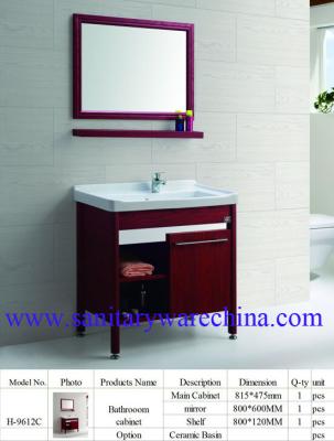 China Modern Alunimun Bathroom Vanity/ aluminum alloy bathroom cabinet/Mirror Cabinet /H-9612C for sale