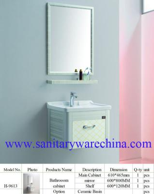 China Modern Alunimun Bathroom Vanity/ aluminum alloy bathroom cabinet/Mirror Cabinet /H-9613 for sale