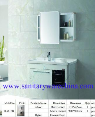 China Modern Alunimun Bathroom Vanity/ aluminum alloy bathroom cabinet/Mirror Cabinet /H-9616B for sale