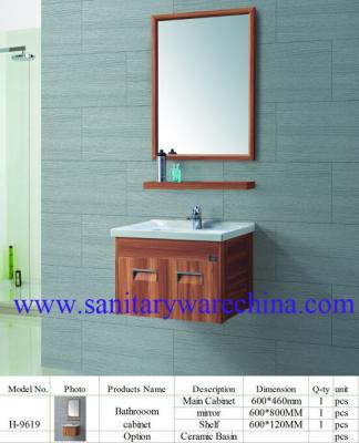 China Modern Alunimun Bathroom Vanity/ aluminum alloy bathroom cabinet/Mirror Cabinet /H-9619 for sale