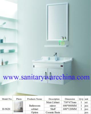 China Modern Alunimun Bathroom Vanity/ aluminum alloy bathroom cabinet/Mirror Cabinet /H-9620 for sale