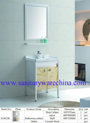 China Modern Alunimun Bathroom Vanity/ aluminum alloy bathroom cabinet/Mirror Cabinet /H-9622B for sale