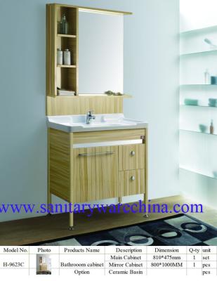 China Modern Alunimun Bathroom Vanity/ aluminum alloy bathroom cabinet/Mirror Cabinet /H-9623C for sale