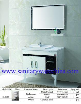 China Modern Alunimun Bathroom Vanity/ aluminum alloy bathroom cabinet/Mirror Cabinet/H-9625 for sale