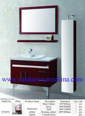 China Modern Alunimun Bathroom Vanity/ aluminum alloy bathroom cabinet/Mirror Cabinet /H-9625C for sale