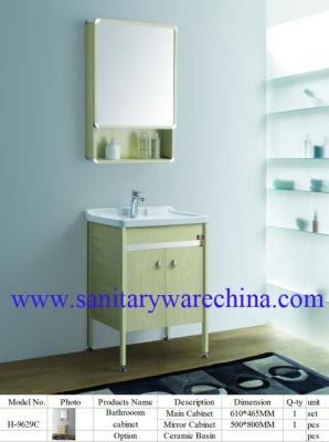 China Modern Alunimun Bathroom Vanity/ aluminum alloy bathroom cabinet/Mirror Cabinet /H-9629C for sale