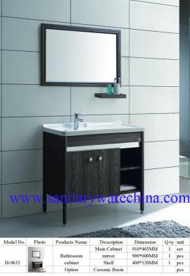 China Modern Alunimun Bathroom Vanity/ aluminum alloy bathroom cabinet/Mirror Cabinet /H-9632 for sale