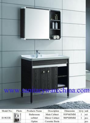 China Modern Alunimun Bathroom Vanity/ aluminum alloy bathroom cabinet/Mirror Cabinet /H-9632B for sale