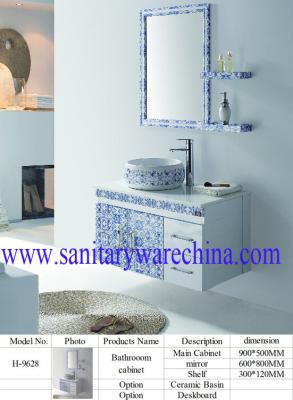 China Modern Alunimun Bathroom Vanity/ aluminum alloy bathroom cabinet/Mirror Cabinet /H-9628 for sale