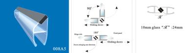 China Sealing Strips/waterproof magnetic strips/shower door seals/PVC Magnetic Seal 008A5 for sale