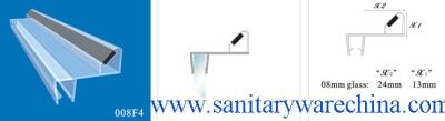 China Sealing Strips/waterproof magnetic strips/shower door seals/PVC Magnetic Seal 008F4 for sale