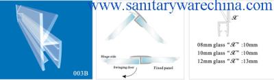 China Sealing Strips/waterproof strips/shower door seals/PVC Seal 003B for sale