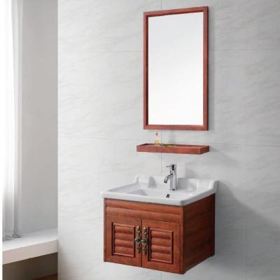 China Modern Alunimun Bathroom Vanity/ all aluminum bathroom cabinet/Mirror Cabinet /DB-8104 600*460mm for sale