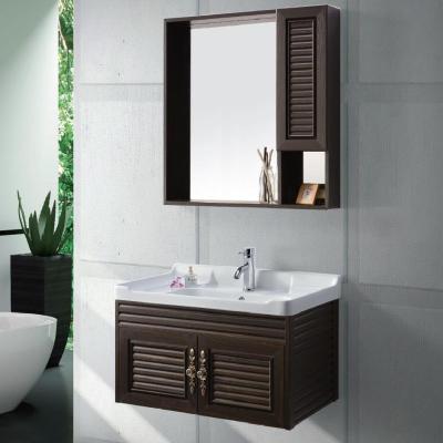 China Modern Alunimun Bathroom Vanity/ all aluminum bathroom cabinet/Mirror Cabinet /DB-8107 800X460mm for sale