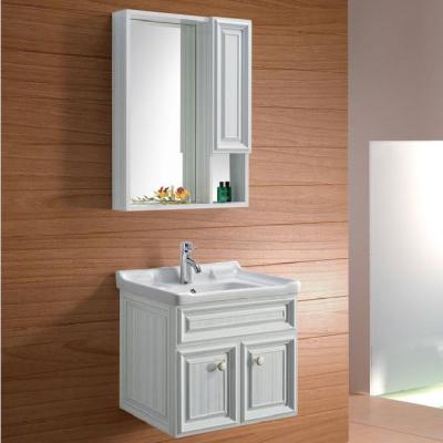 China Modern Alunimun Bathroom Vanity/ all aluminum bathroom cabinet/Mirror Cabinet /DB-8113 600X460mm for sale