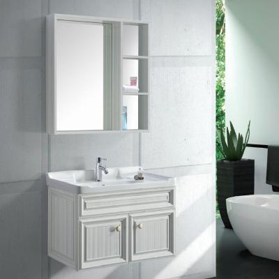 China Modern Alunimun Bathroom Vanity/ all aluminum bathroom cabinet/Mirror Cabinet /DB-8113A 600X460mm for sale