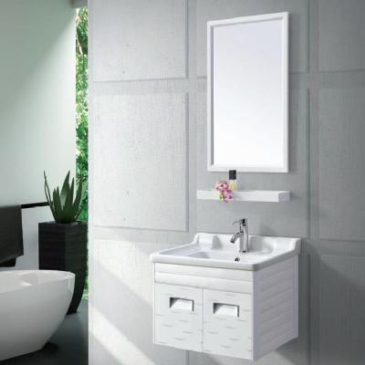 China Modern Alunimun Bathroom Vanity/ all aluminum bathroom cabinet/Mirror Cabinet /DB-8115B 600X460mm for sale