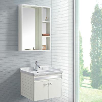 China Modern Alunimun Bathroom Vanity/ all aluminum bathroom cabinet/Mirror Cabinet /DB-8117 600X460mm for sale