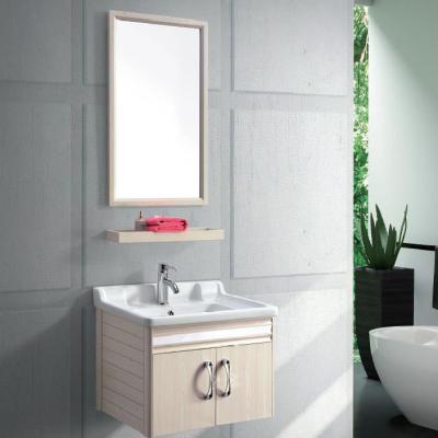 China Modern Alunimun Bathroom Vanity/ all aluminum bathroom cabinet/Mirror Cabinet /DB-8118B 600X460mm for sale