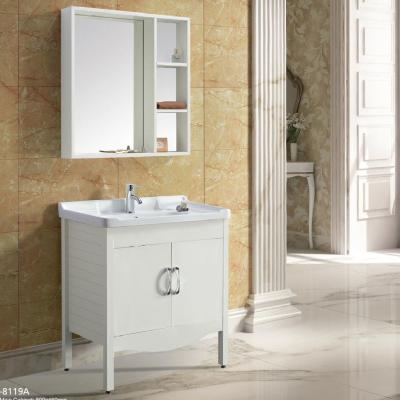 China Modern Alunimun Bathroom Vanity/ all aluminum bathroom cabinet/Mirror Cabinet /DB-8119A 800X460mm for sale