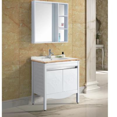 China Modern Alunimun Bathroom Vanity/ all aluminum bathroom cabinet/Mirror Cabinet /DB-8121 800X460mm for sale