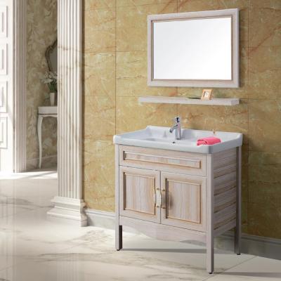China Modern Alunimun Bathroom Vanity/ all aluminum bathroom cabinet/Mirror Cabinet /DB-8122 900X460mm for sale