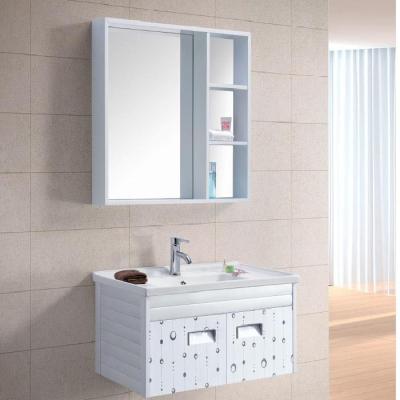 China Modern Alunimun Bathroom Vanity/ all aluminum bathroom cabinet/Mirror Cabinet /DB-8126 800X460mm for sale