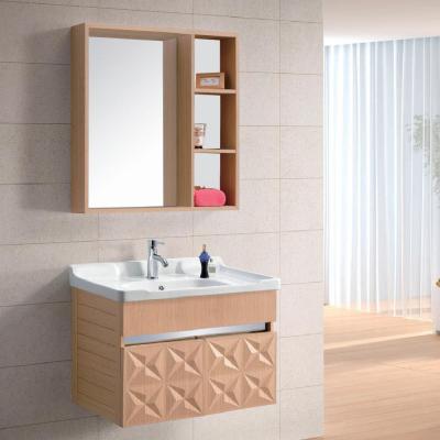 China Modern Alunimun Bathroom Vanity/ all aluminum bathroom cabinet/Mirror Cabinet /DB-8128A 600X460mm for sale