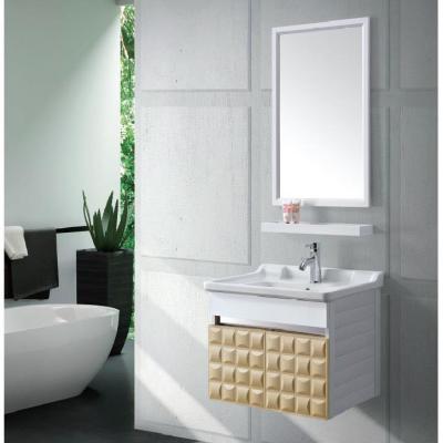 China Modern Alunimun Bathroom Vanity/ all aluminum bathroom cabinet/Mirror Cabinet /DB-8145B,600X450mm for sale