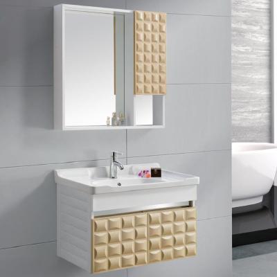 China Modern Alunimun Bathroom Vanity/ all aluminum bathroom cabinet/Mirror Cabinet /DB-8145,800X450mm for sale