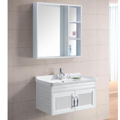 China Modern Alunimun Bathroom Vanity/ all aluminum bathroom cabinet/Mirror Cabinet /DB-8147,800X450mm for sale
