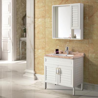 China Modern Alunimun Bathroom Vanity/ all aluminum bathroom cabinet/Mirror Cabinet /DB-8144 800X450mm for sale