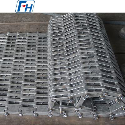 China HU Cast Link Belt Industrial Heavy Duty Conveyor Belt For Extreme Conditions for sale