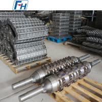 China Anti Slip Cast Drive Roller Cast Link Belt High Strength For Large Grain Materials for sale