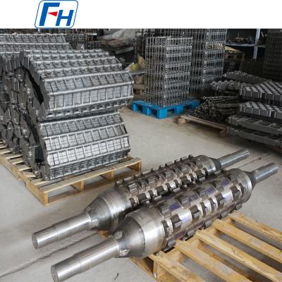 China Anti Slip Cast Drive Roller Cast Link Belt High Strength For Large Grain Materials for sale